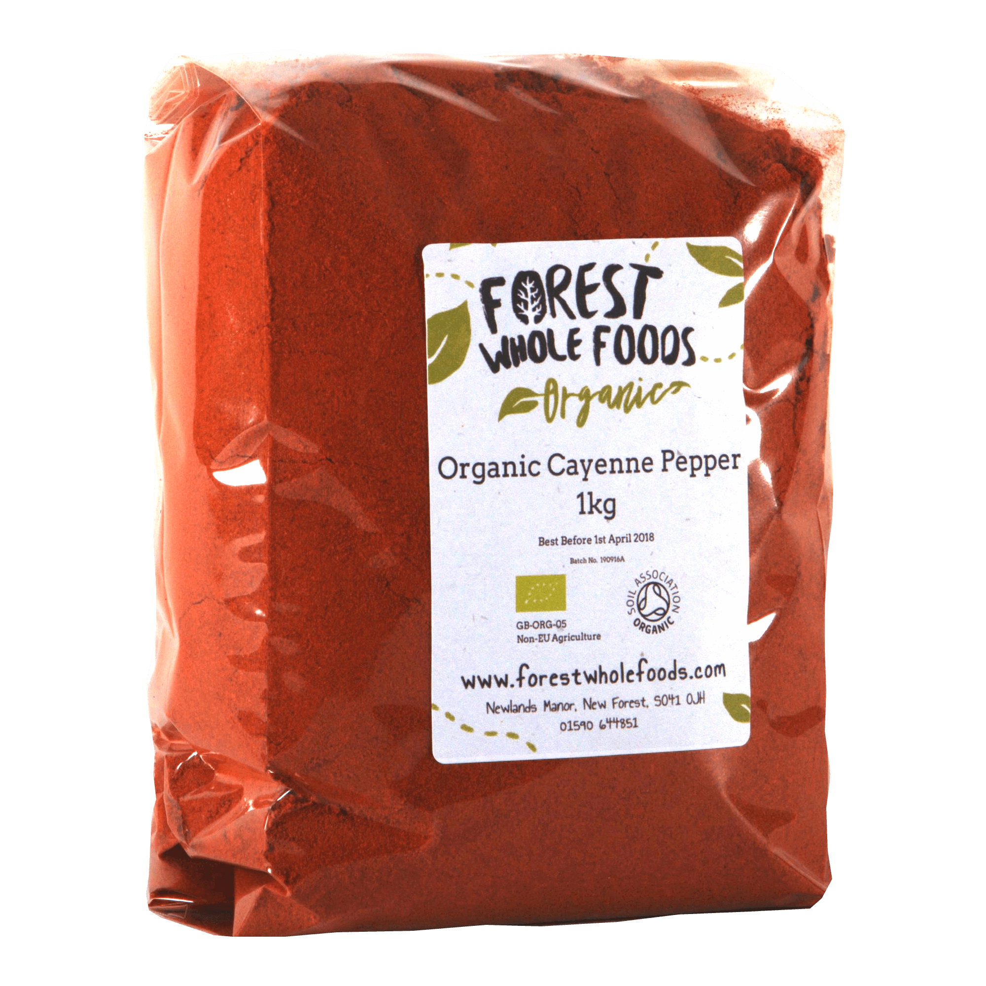 Organic Cayenne Pepper - Forest Whole Foods