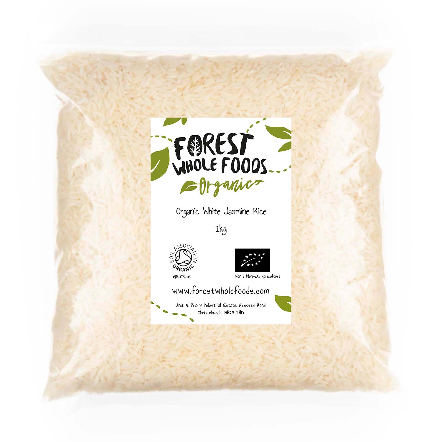 Organic White Jasmine Rice - Forest Whole Foods