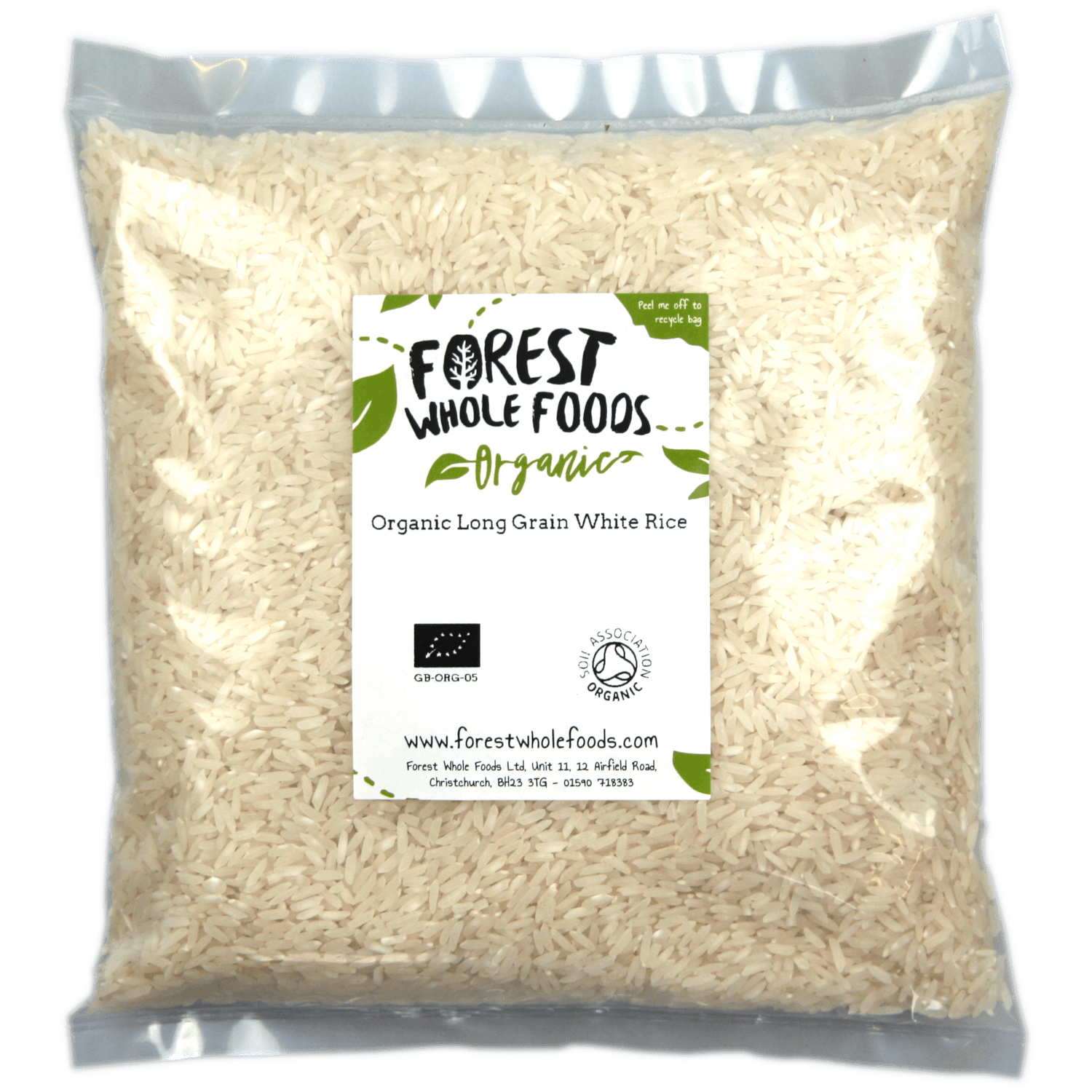 Organic Long Grain White Rice - Forest Whole Foods