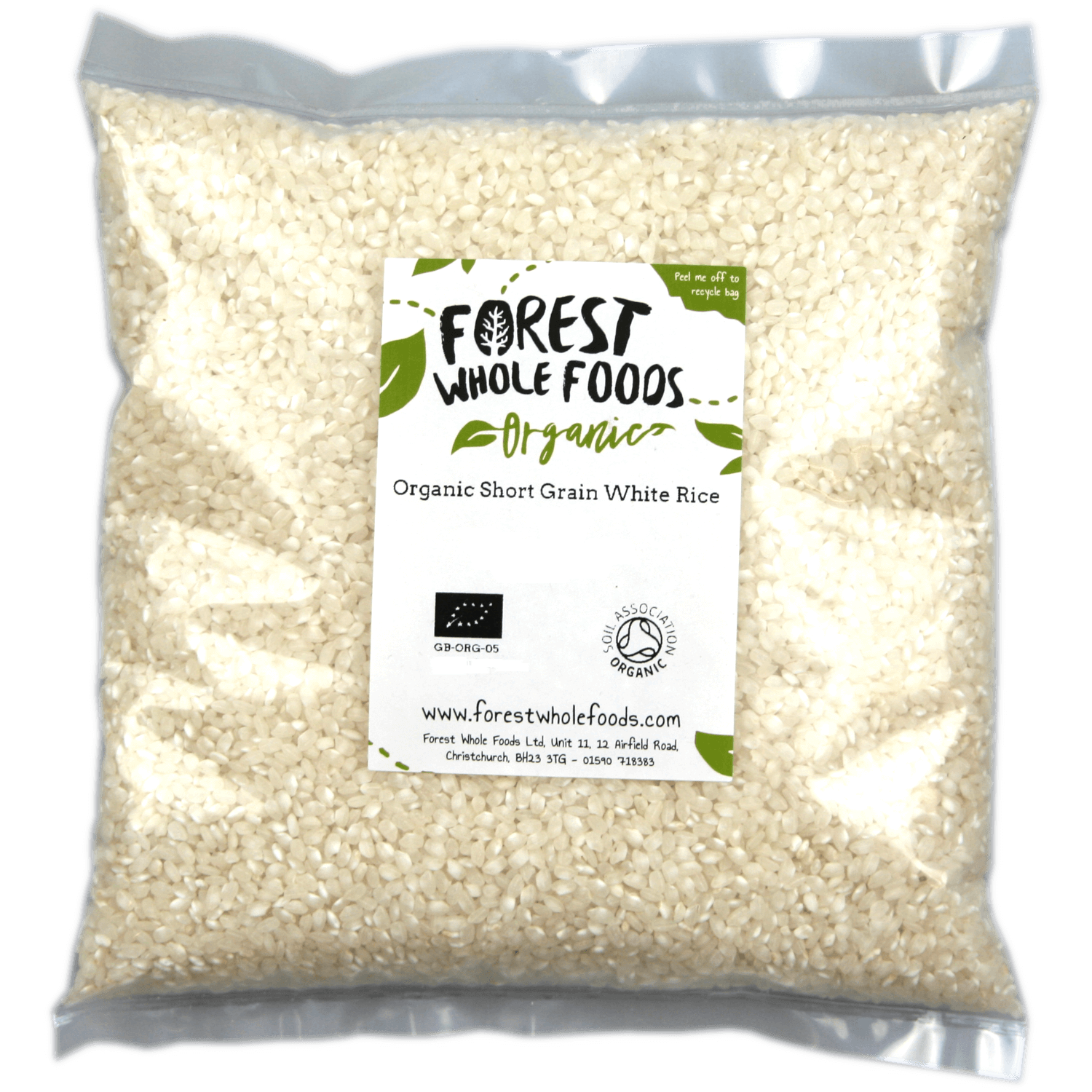 Organic Short Grain White Rice - Forest Whole Foods