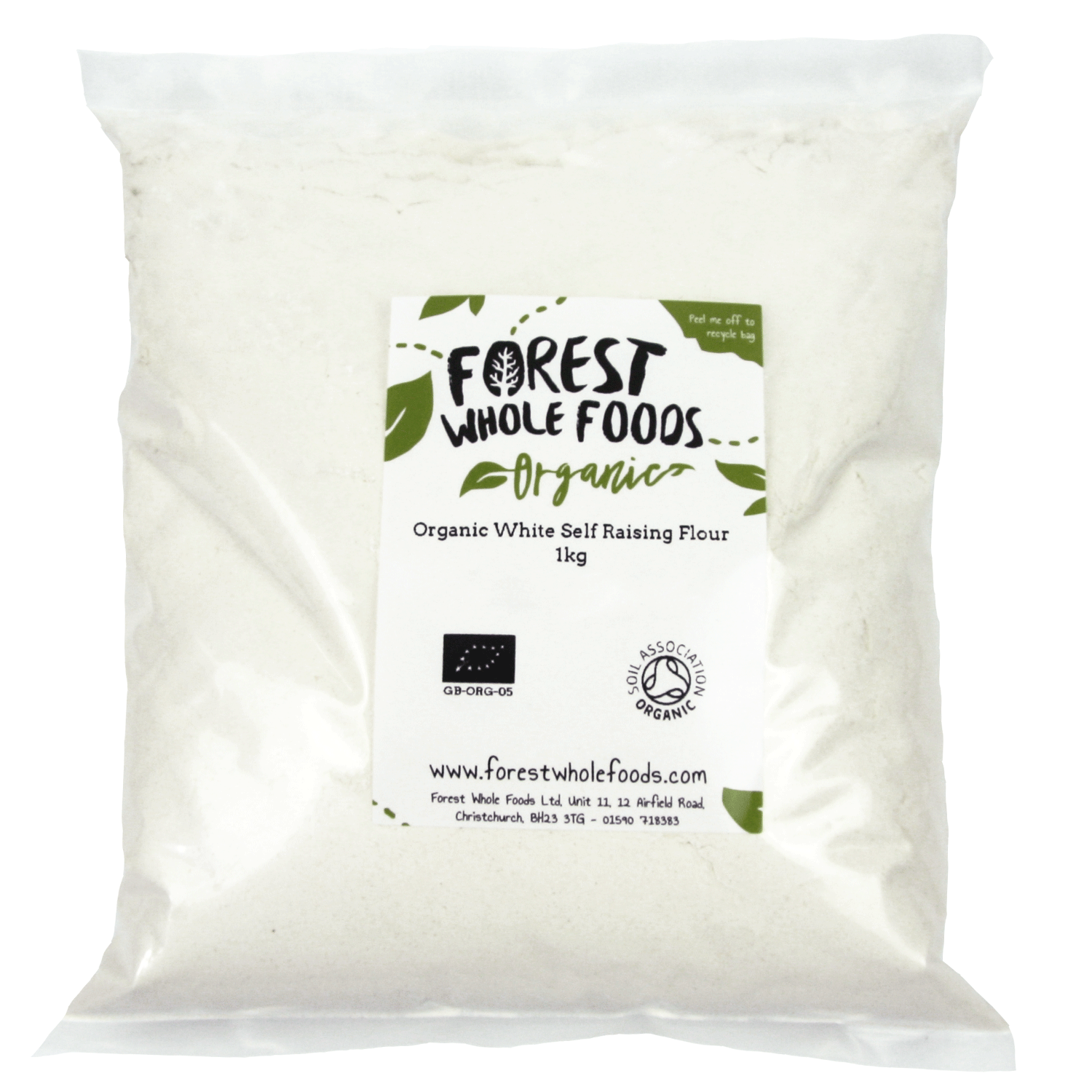 Organic White Self Raising Flour - Forest Whole Foods