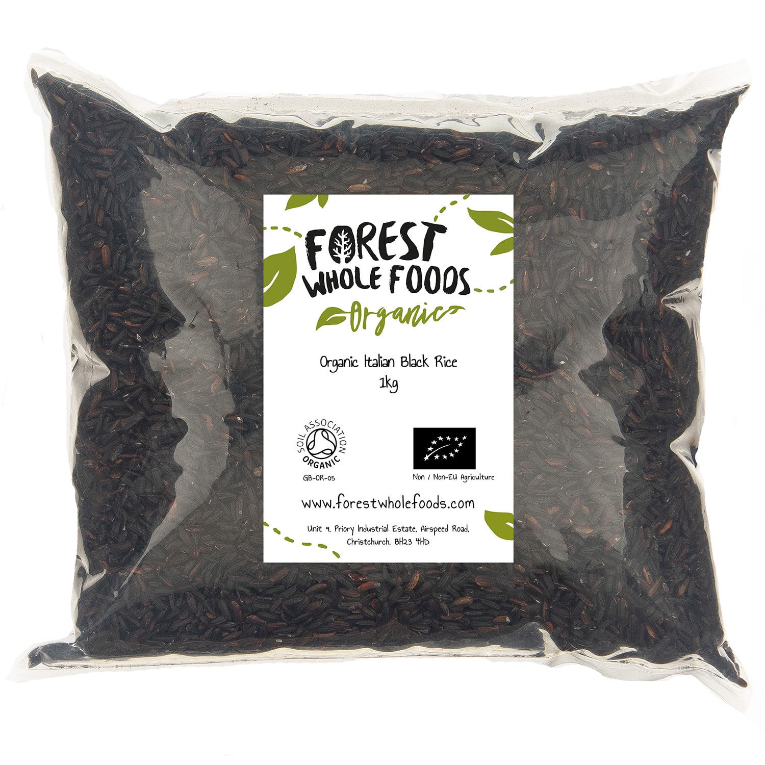 Organic Italian Black Rice - Forest Whole Foods