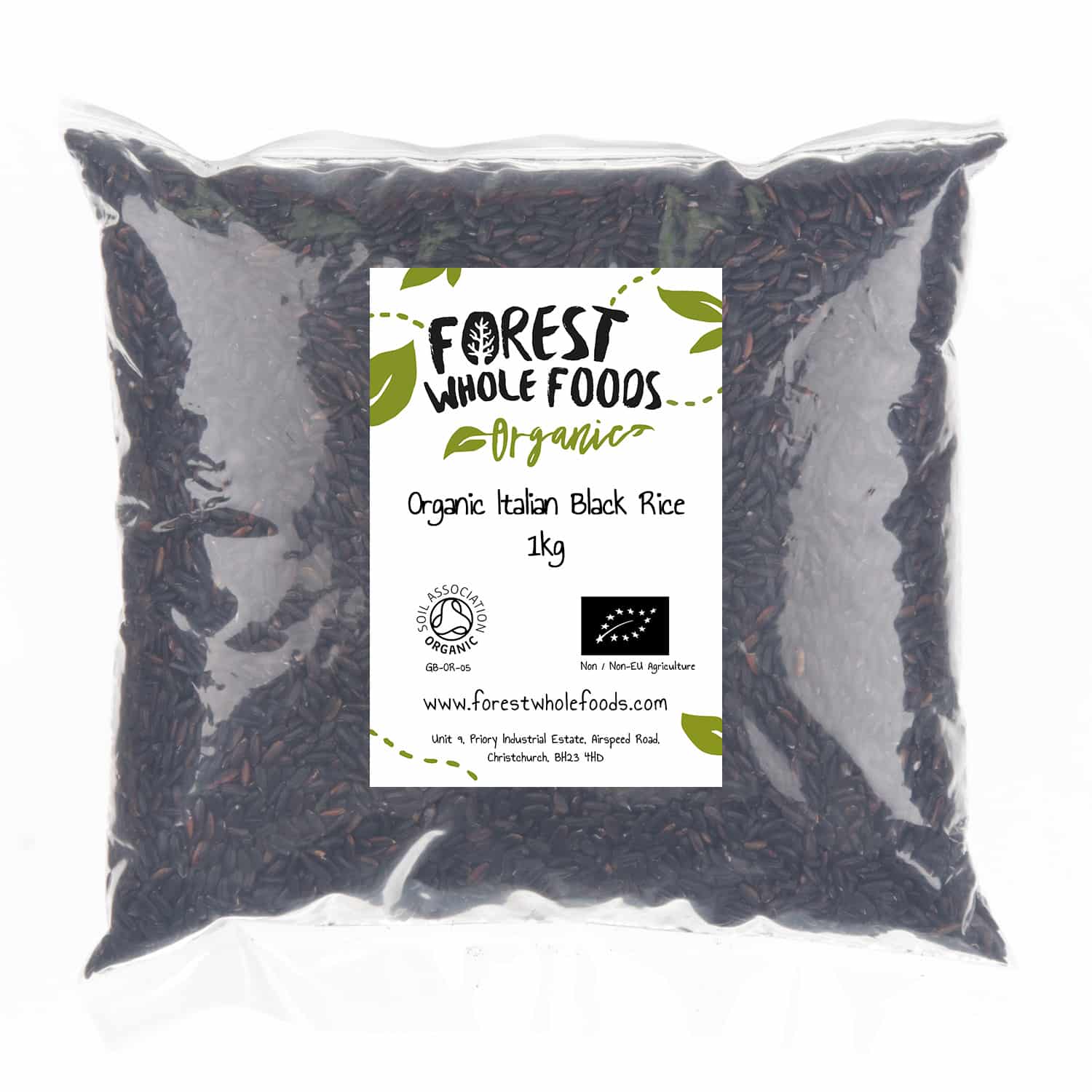 Organic Italian Black Rice - Forest Whole Foods