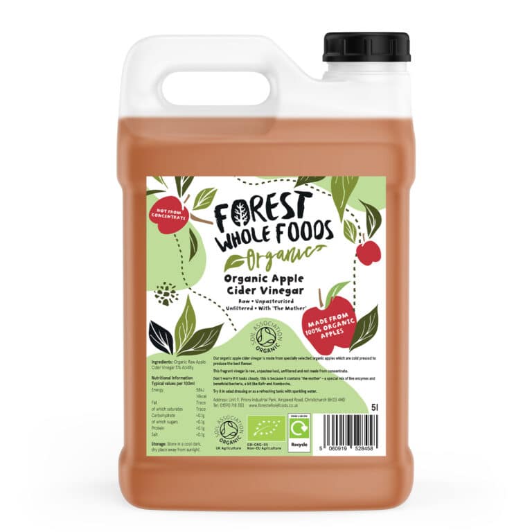 Organic Apple Cider Vinegar 5l - Forest Whole Foods