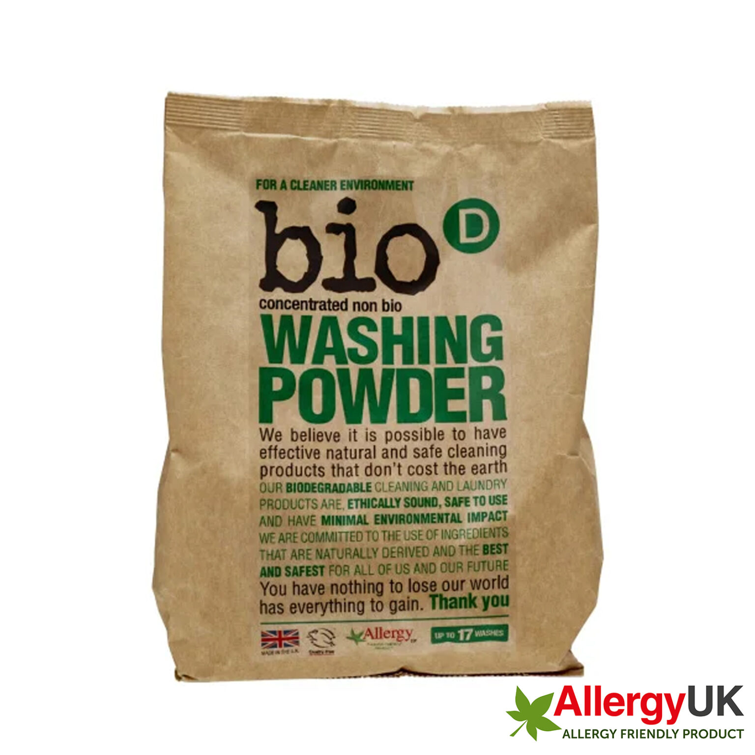 Bio-D Concentrated Washing Powder 1kg - Forest Whole Foods